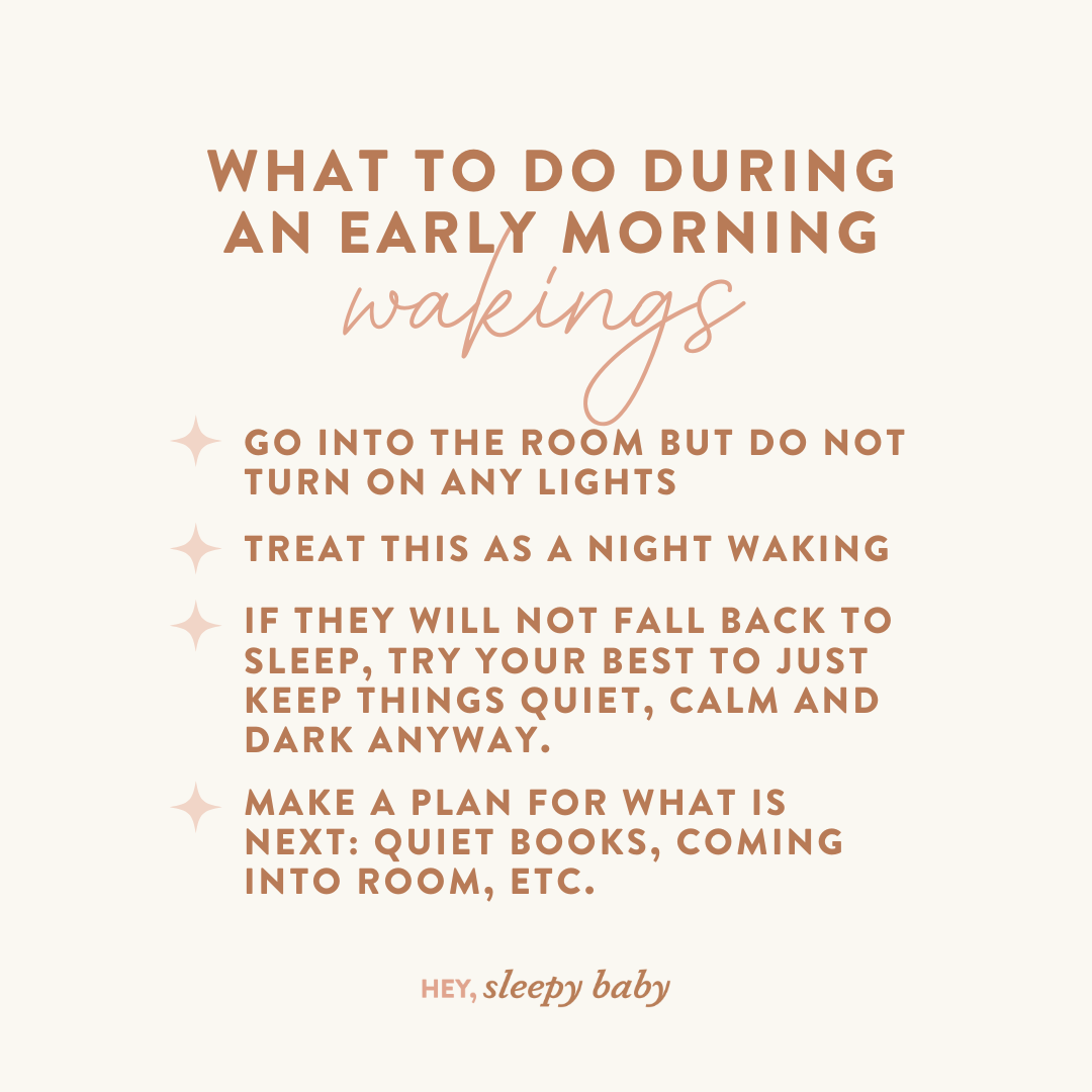 early morning wakings and how to help your baby sleep later in the ...