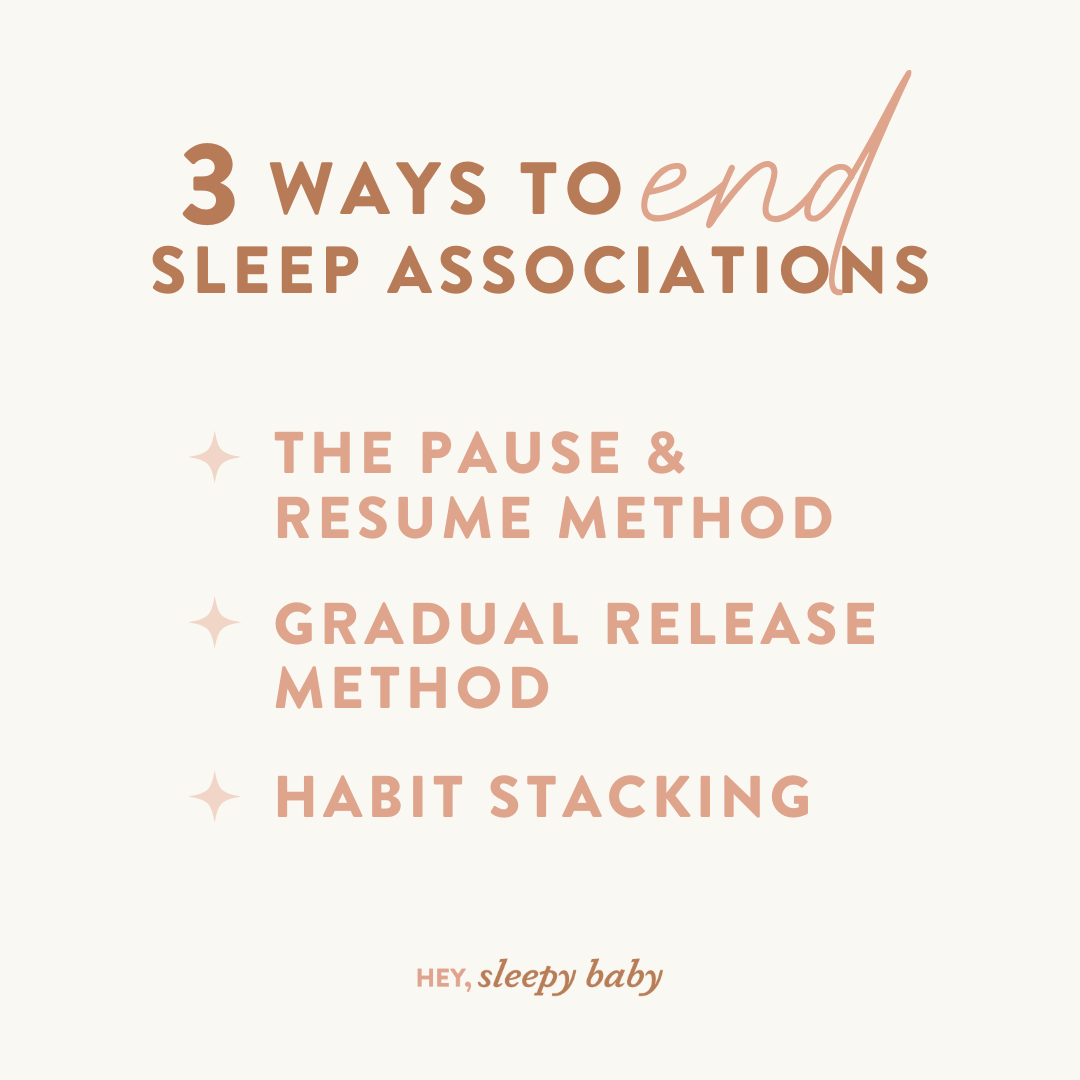 making changes to sleep and how to end sleep associations - Hey Sleepy ...
